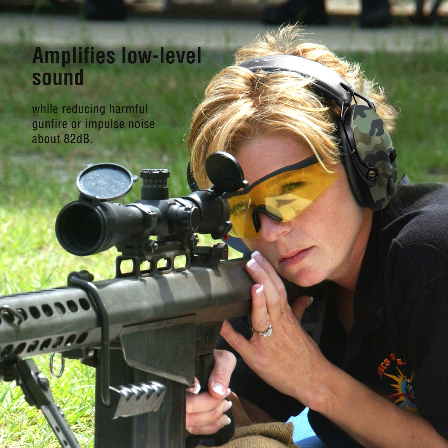 awesafe Electronic Shooting Earmuff [ Comes with Hard Travel Storage ...
